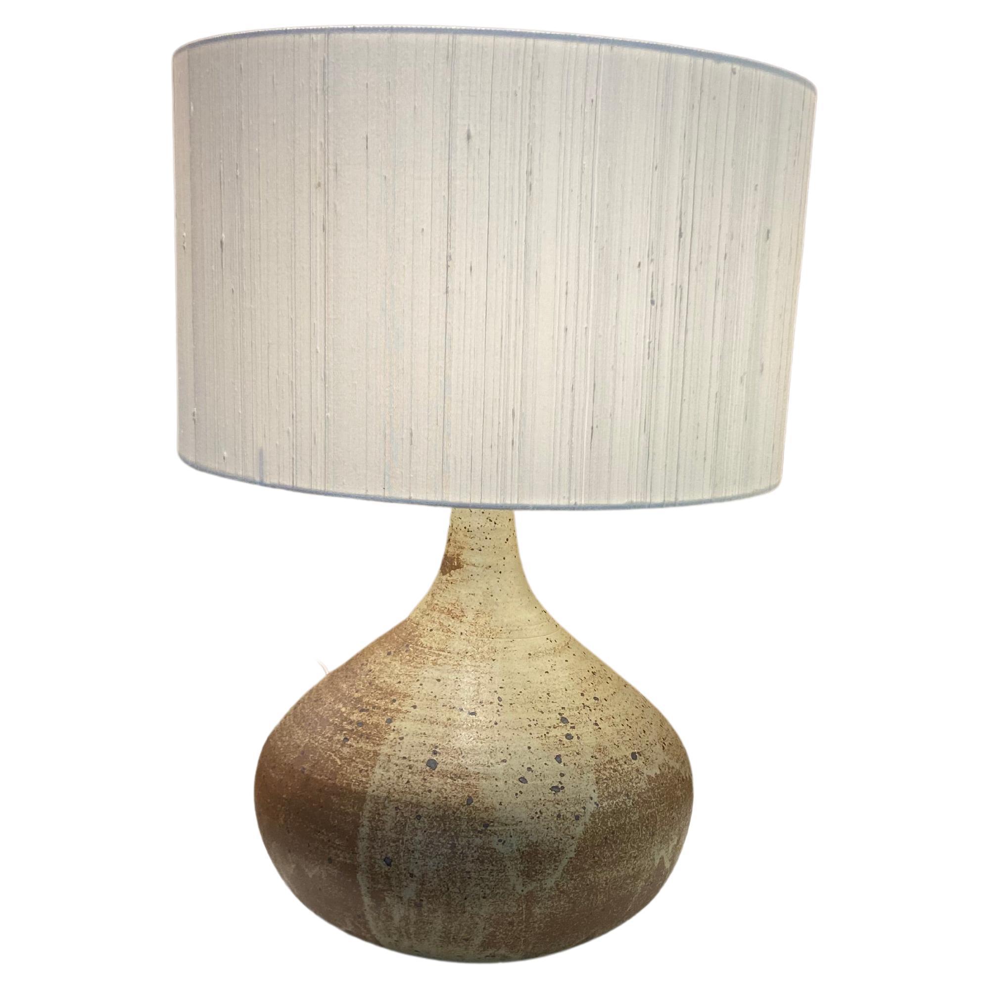 1970s French Pair Suzanne Deuleac and Jacques Barra Pottery Lamps at ...
