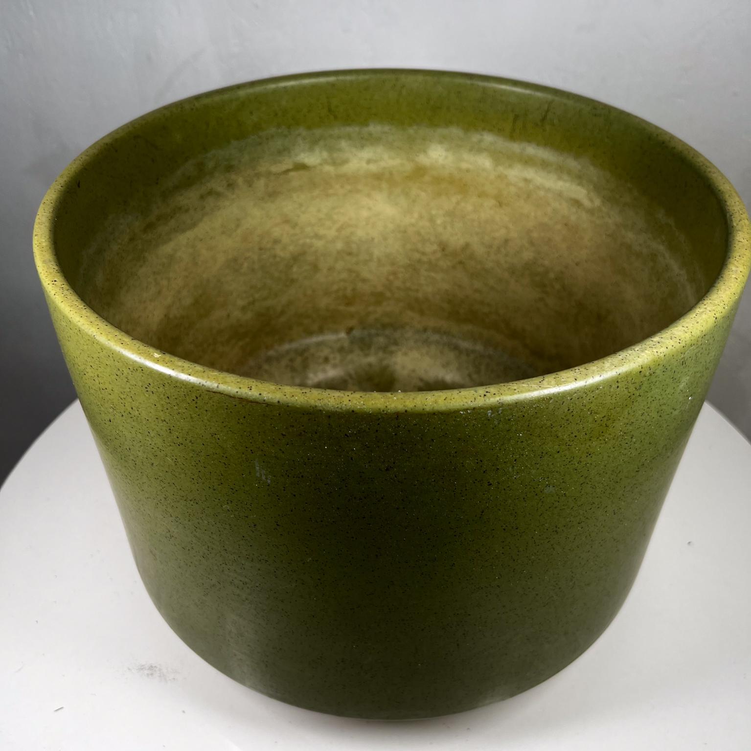 1970s Gainey Art Pottery Modern Ceramics Green Planter Calif For Sale ...