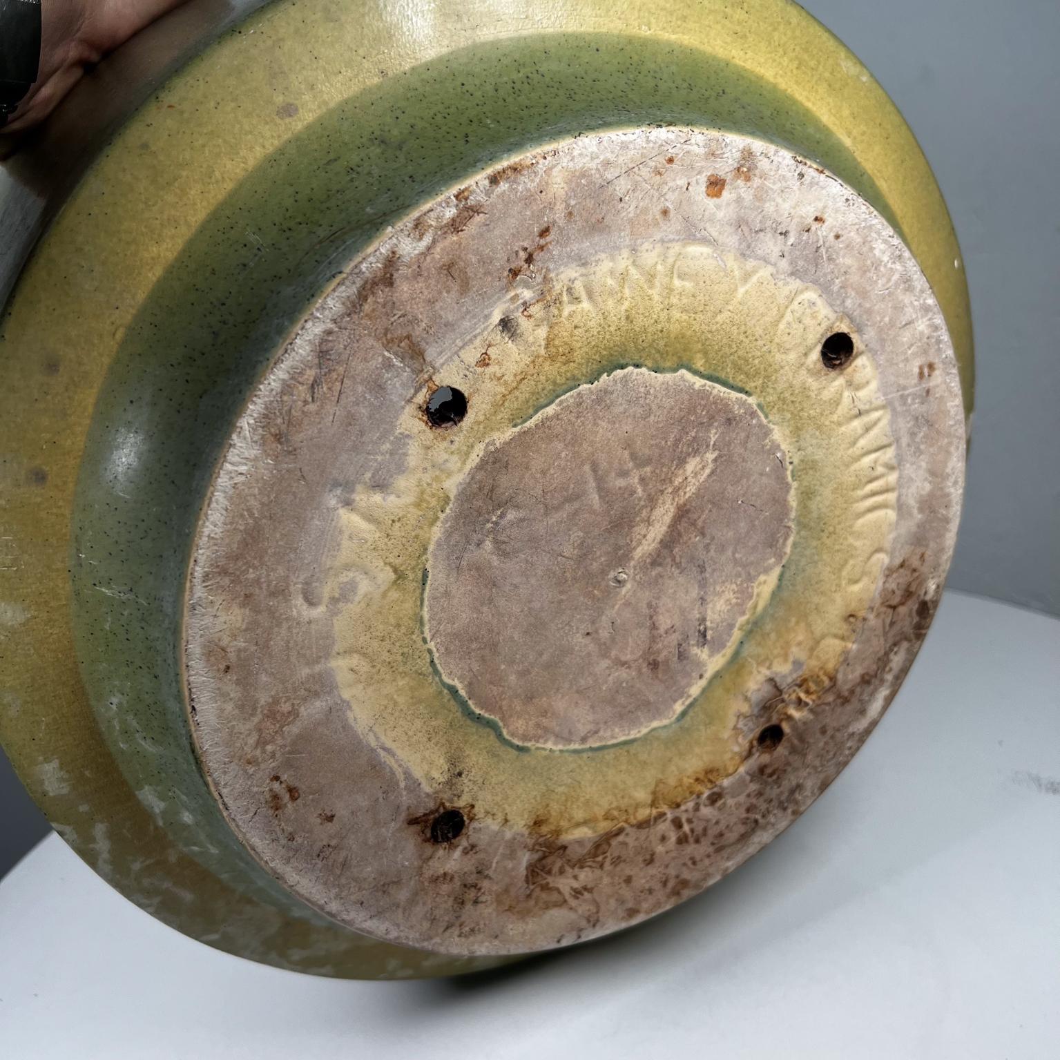 1970s Gainey Art Pottery Modern Ceramics Green Planter Calif For Sale ...