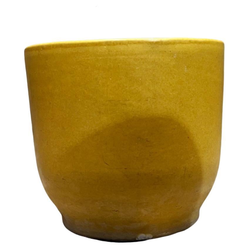 1970s Modern Mustard Planter Art Pottery Style Gainey Ceramics For Sale ...