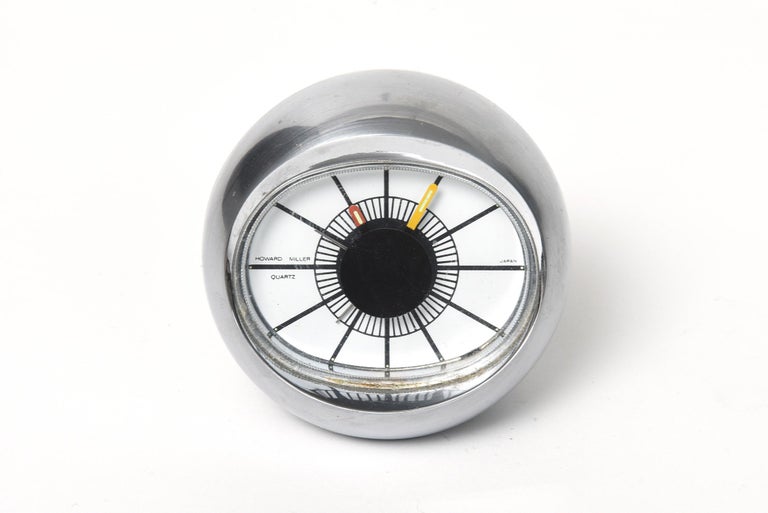 1970s George Nelson Irving Harper Eyeball Desk Clock by Howard Miller ...