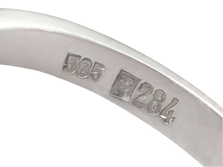 1970s German Diamond and White Gold Twist Engagement Ring For Sale at ...