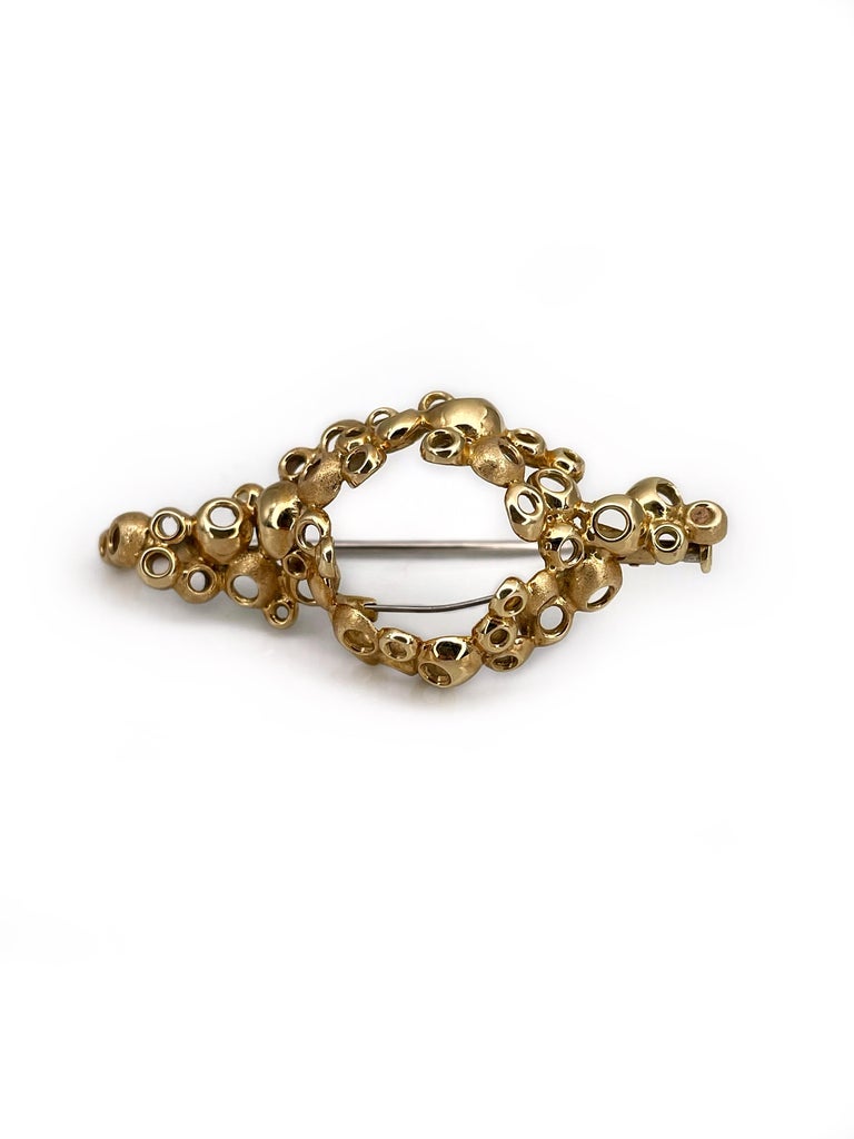 1970s Gilbert Albert 18 Karat Yellow Gold 9 Interchangeable Ball Pin ...