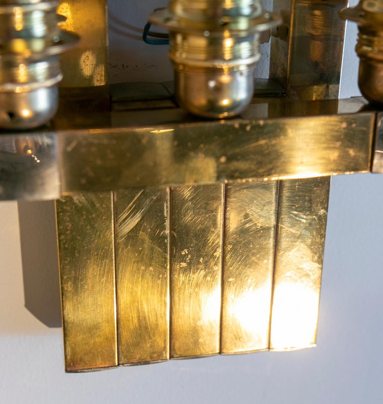 1970s Gilded Bronze Wall Sconce For Sale at 1stDibs