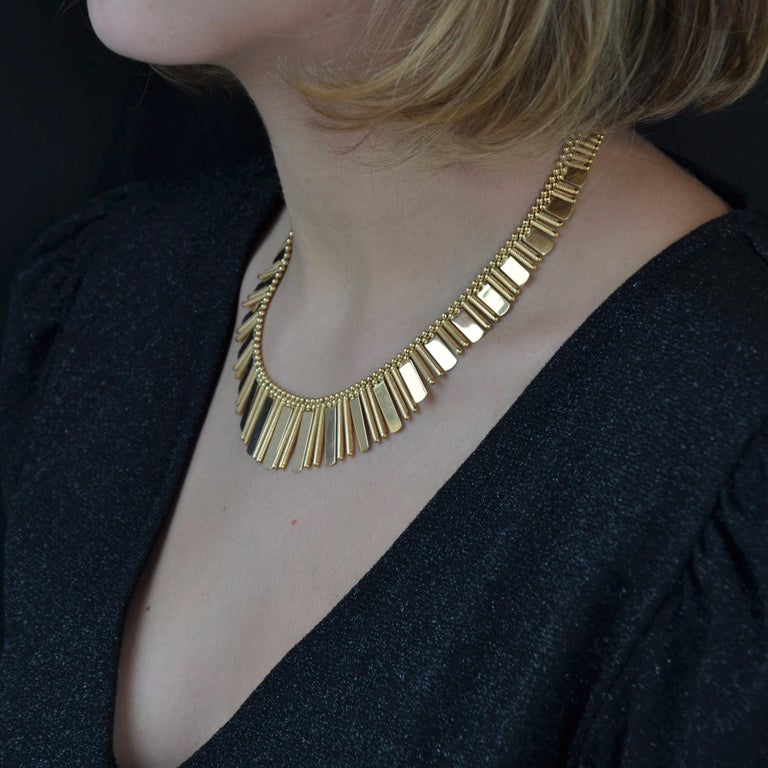 1970s Gold Necklace at 1stDibs | 1970s necklace
