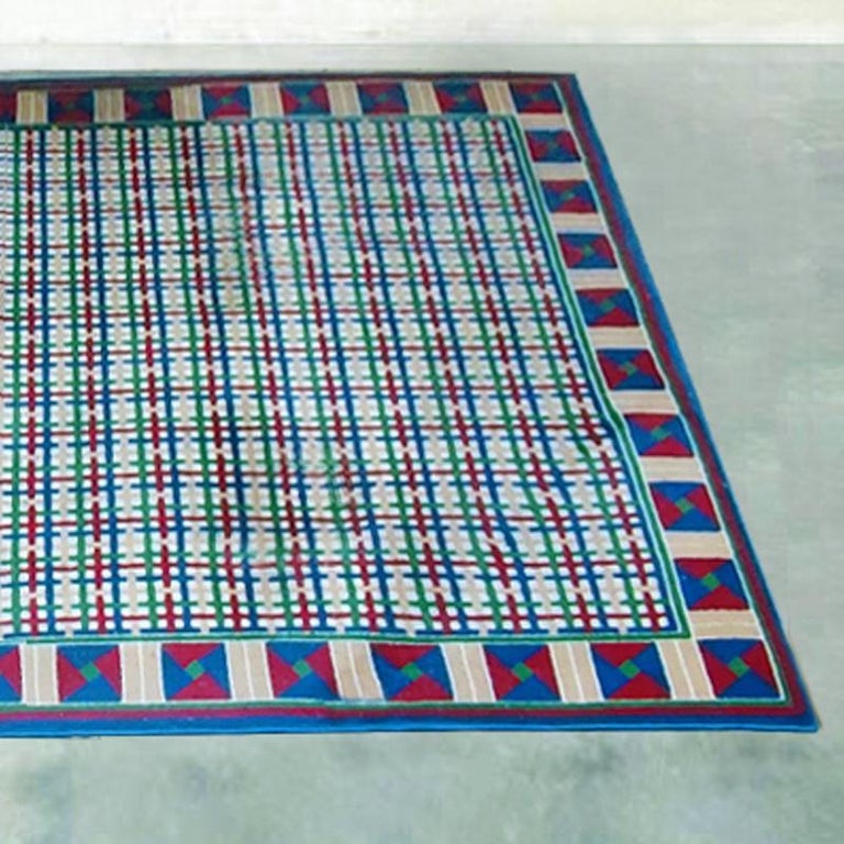 1970s Gorgeous Woolen Rug by Missoni, Made in Italy For Sale at 1stDibs