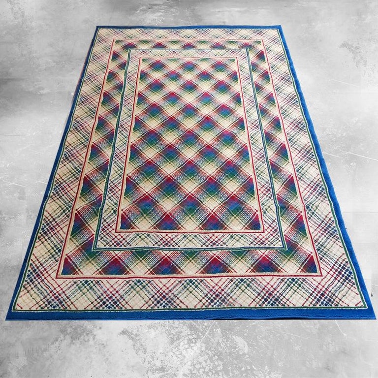 1970s Gorgeous Woolen Rug by Missoni. Made in Italy For Sale at 1stDibs