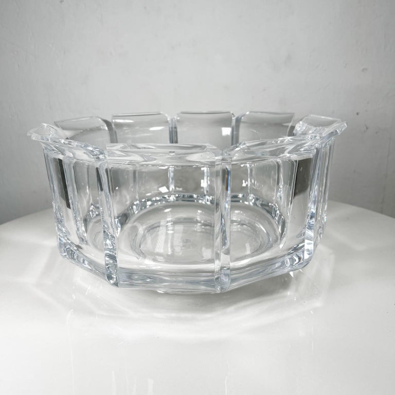 1970s Grainware Angular Regal Lucite Bowl by William Bounds For Sale at ...