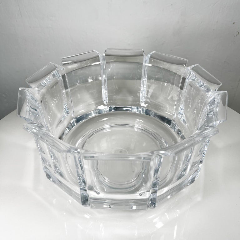 1970s Grainware Angular Regal Lucite Bowl by William Bounds For Sale at ...