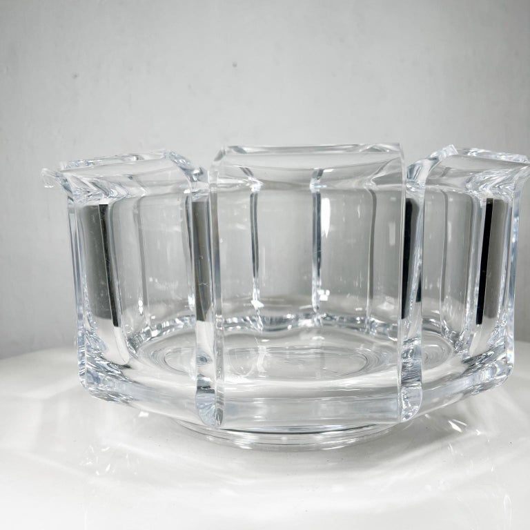 1970s Grainware Angular Regal Lucite Bowl by William Bounds For Sale at ...
