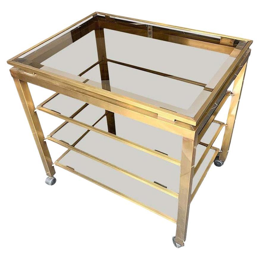 Rare Art Deco Cocktail Trolley with Compleat Accessories at 1stDibs