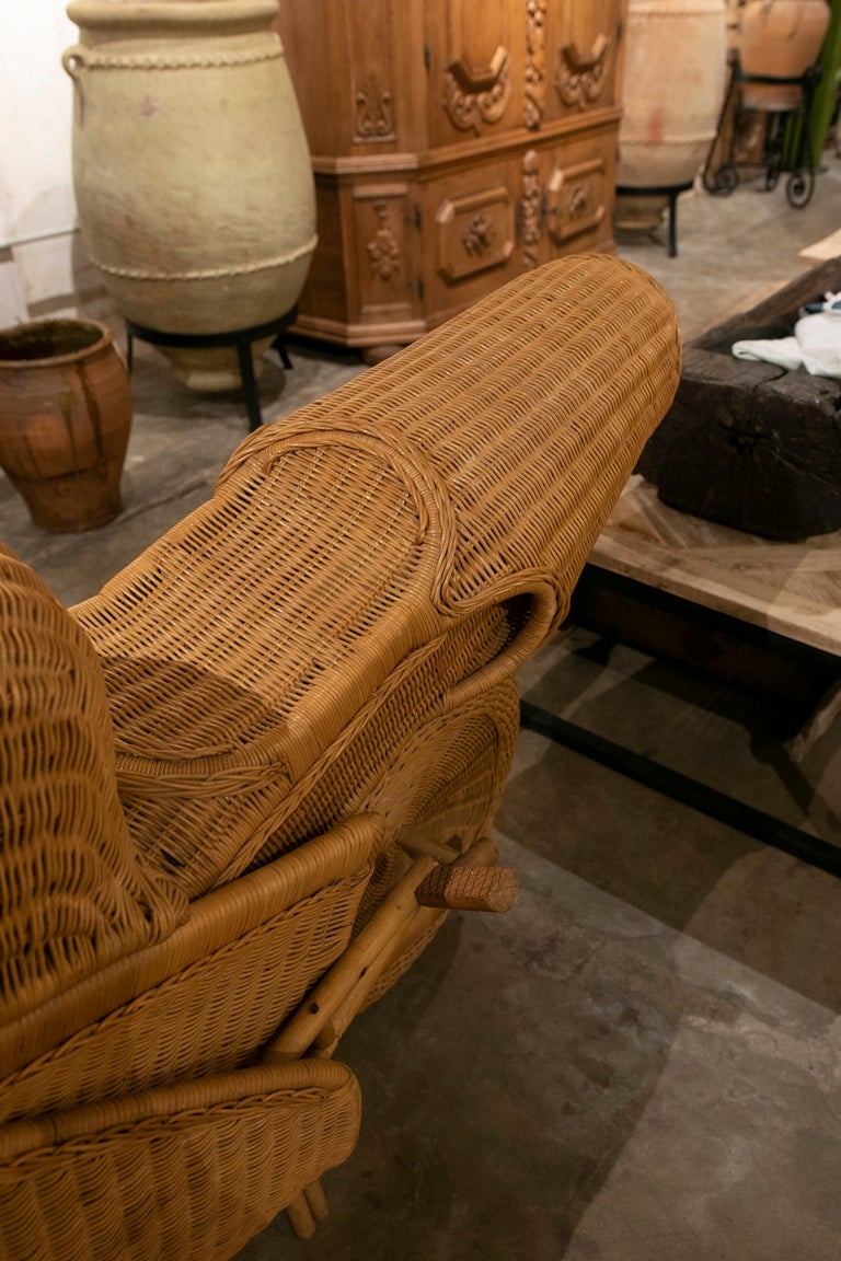 1970s Handmade Wicker and Bamboo Racing Motorcycle For Sale at 1stDibs