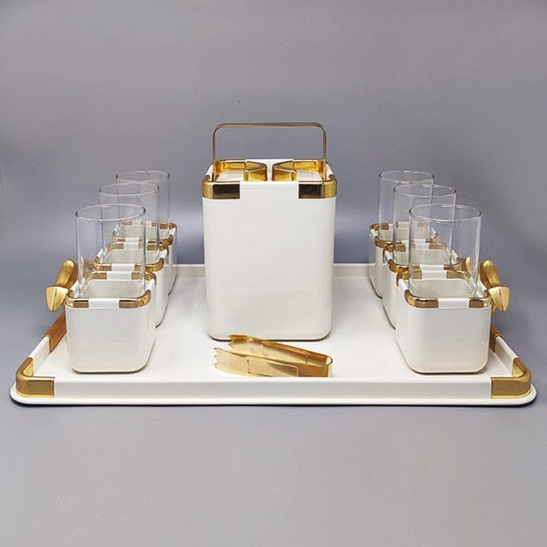 1970s Hans Turnwald Collection set in Hollywood Regency style. Made in ...