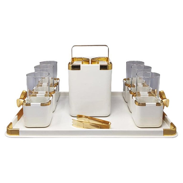 1970s Hans Turnwald Collection set in Hollywood Regency style. Made in ...