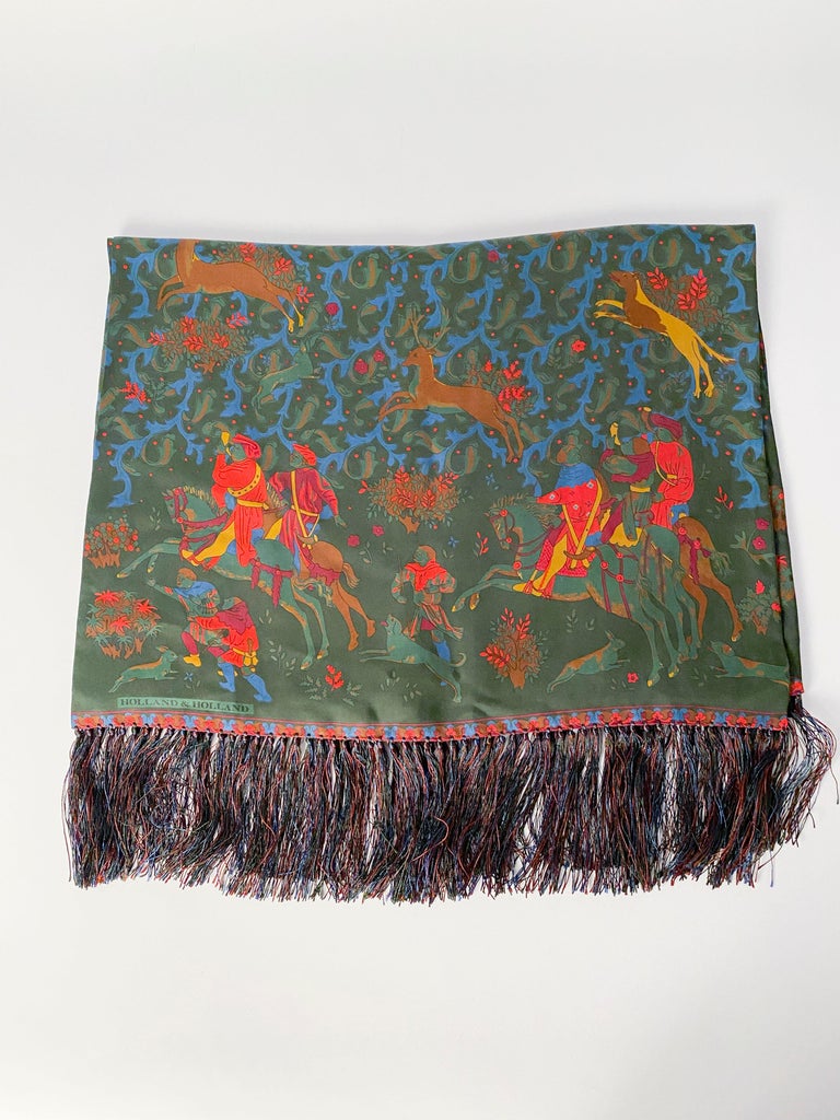 1970s Holland and Holland Silk Printed Scarf at 1stDibs | holland and ...