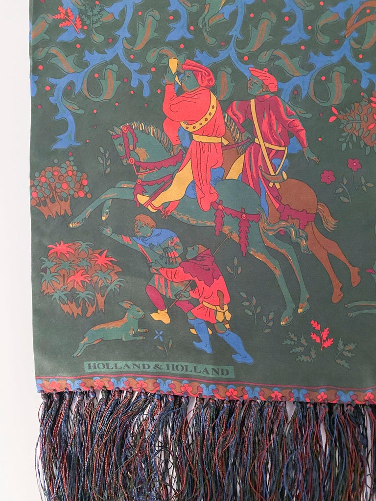 1970s Holland and Holland Silk Printed Scarf at 1stDibs | holland and ...