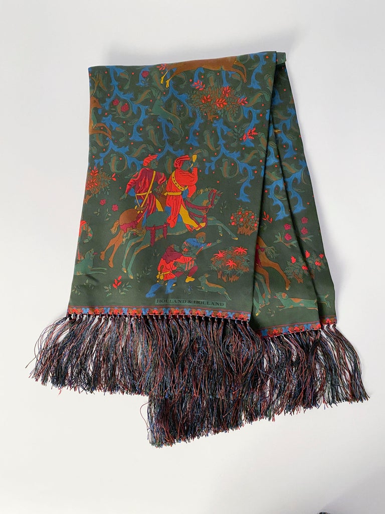 1970s Holland and Holland Silk Printed Scarf at 1stDibs | holland and ...