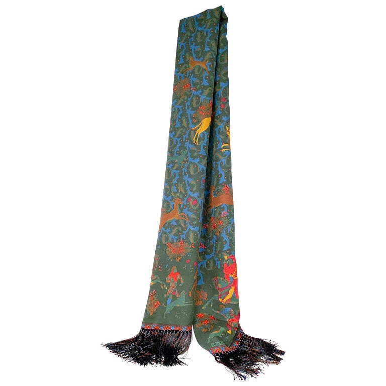 1970s Holland and Holland Silk Printed Scarf at 1stDibs | holland and ...
