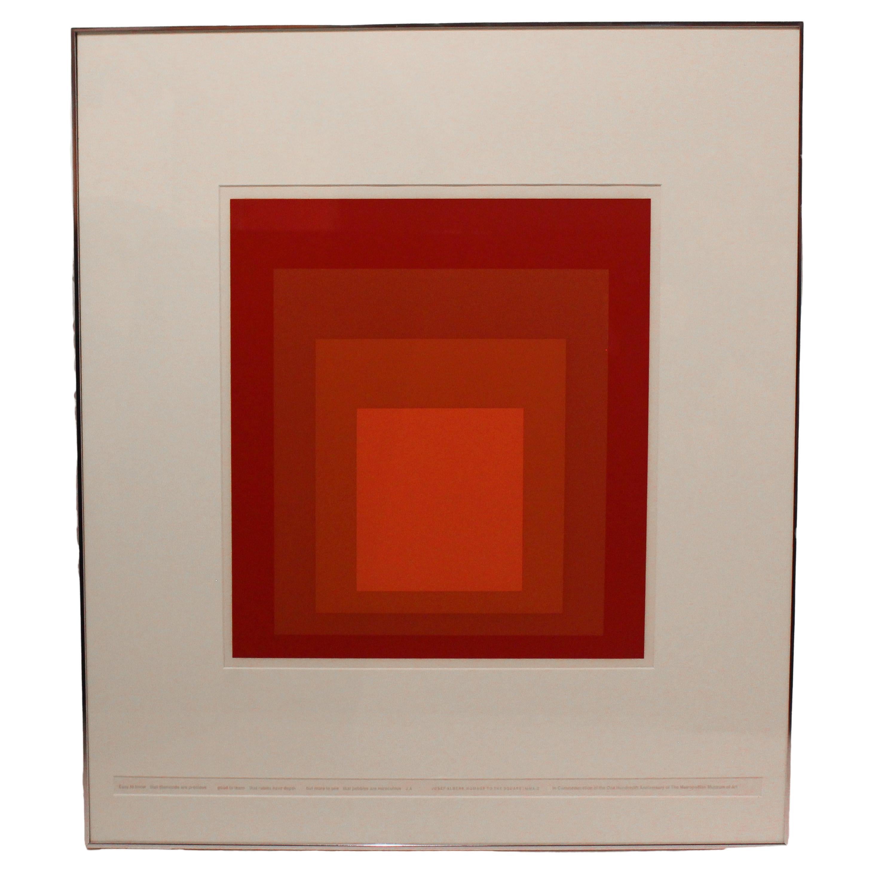 Original Homage to the Square Serigraphs by Josef Albers at 1stDibs
