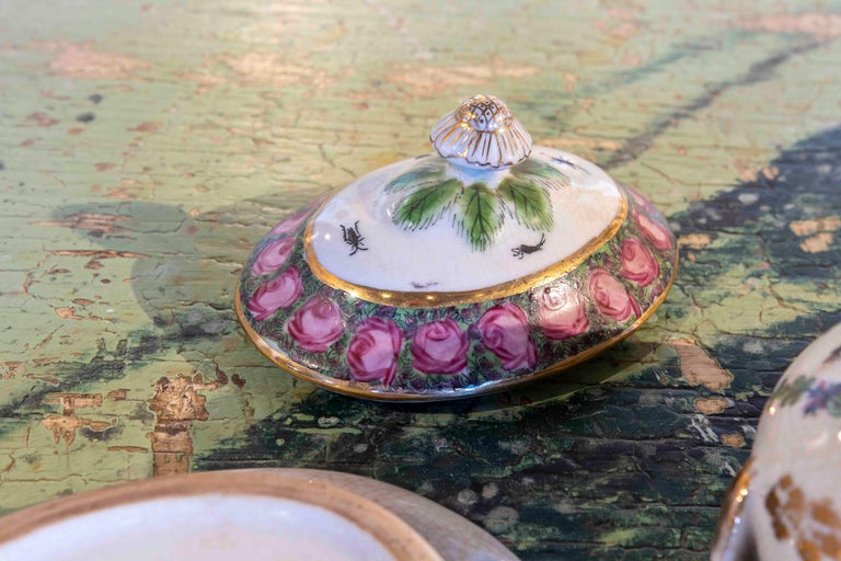 1970s Individual Hand Painted Porcelain Tureen with Inscription For ...