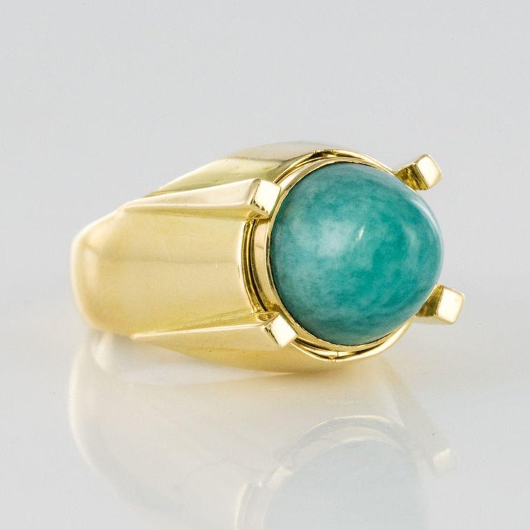 1970s Interchangeable Stones 18 Karat Yellow Gold Ring at 1stDibs ...