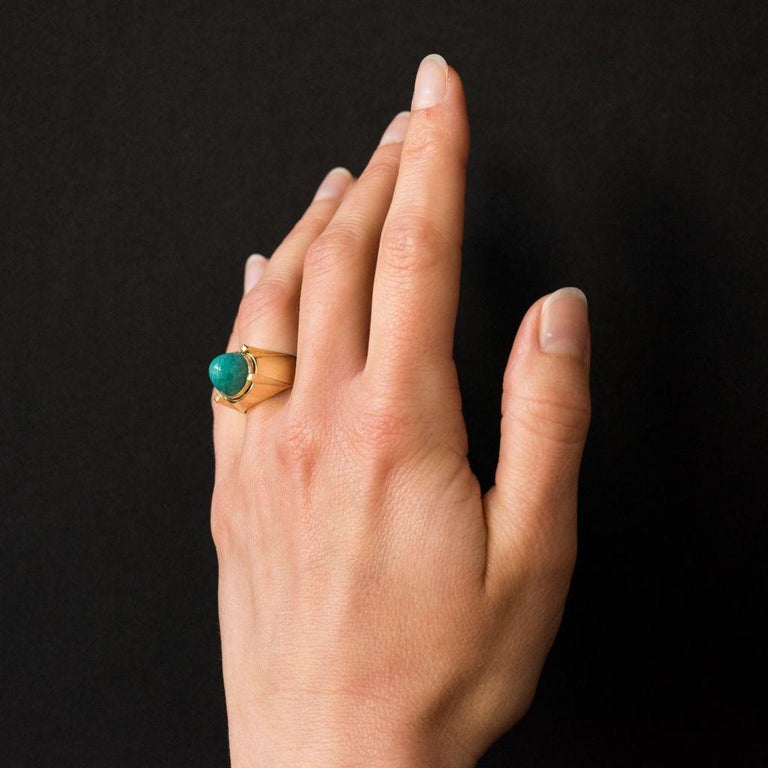 1970s Interchangeable Stones 18 Karat Yellow Gold Ring at 1stDibs ...