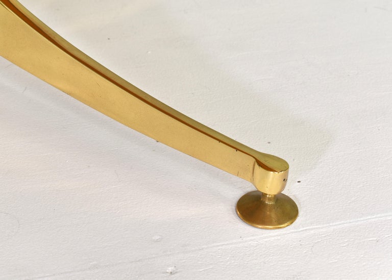 1970's Italian Dining Table in Rosé Marble and Brass - Italy, circa ...