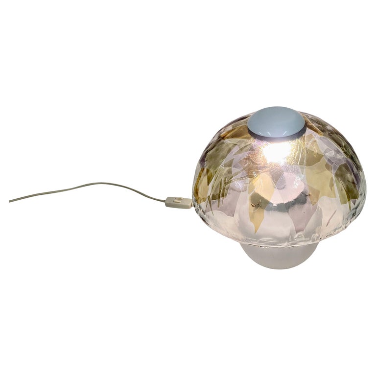 1970s Italian La Murrina Murano Glass Table Lamp For Sale at 1stDibs