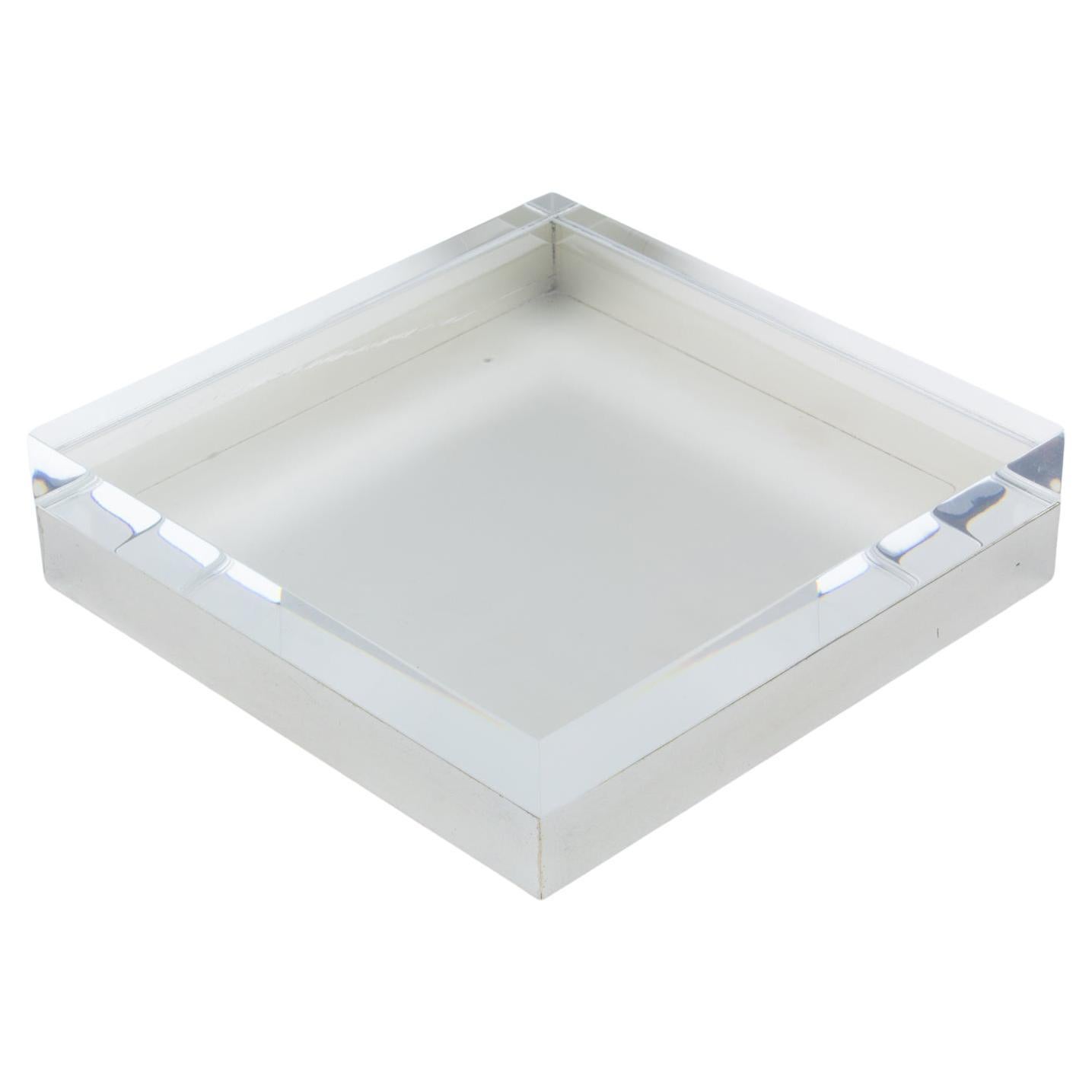 Paul Evans Style Bronze and Silver Plate Decorative Box, circa 1970s ...