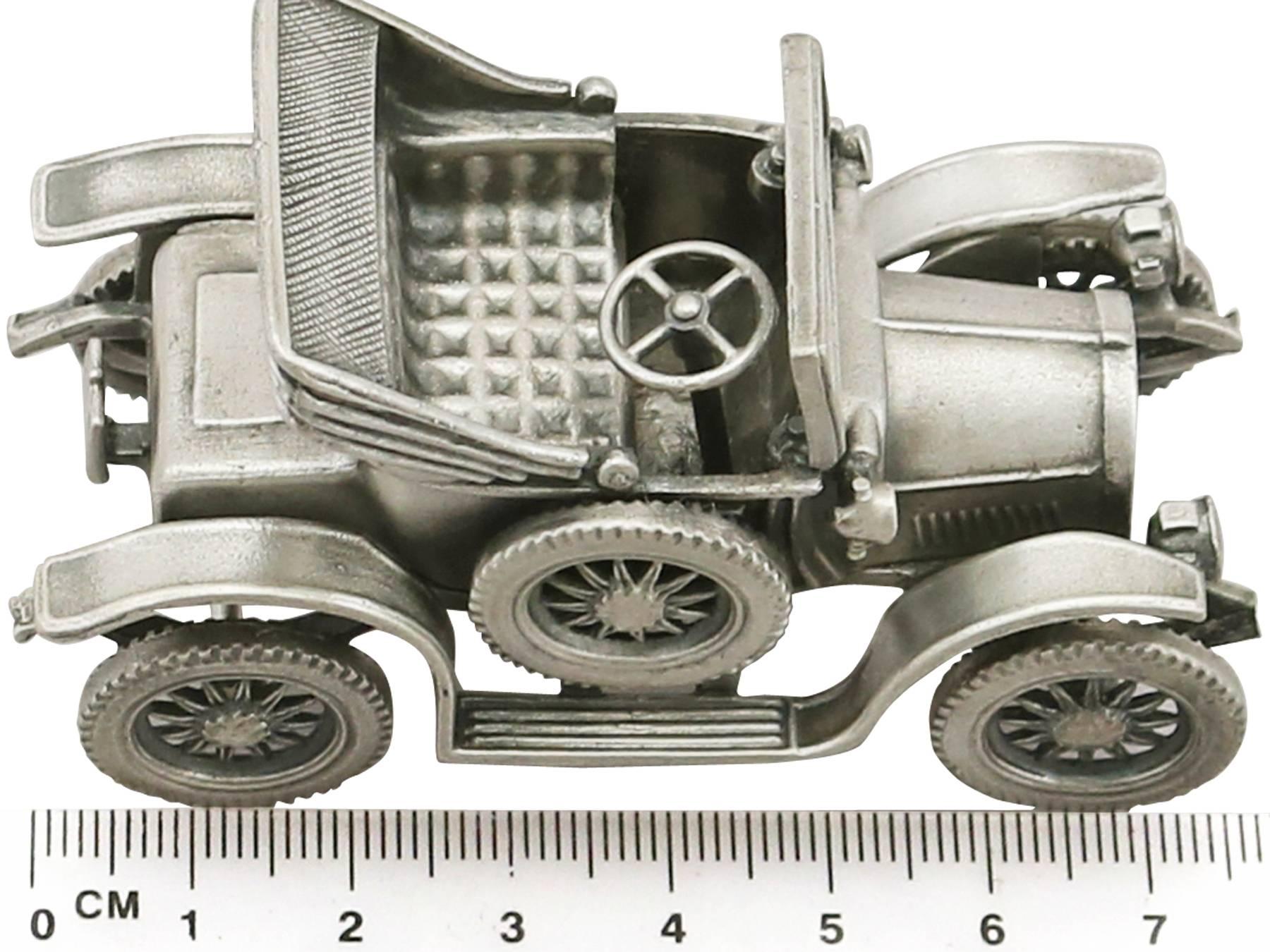 1970s, Italian Sterling Silver Car Models or Table Ornaments For Sale ...