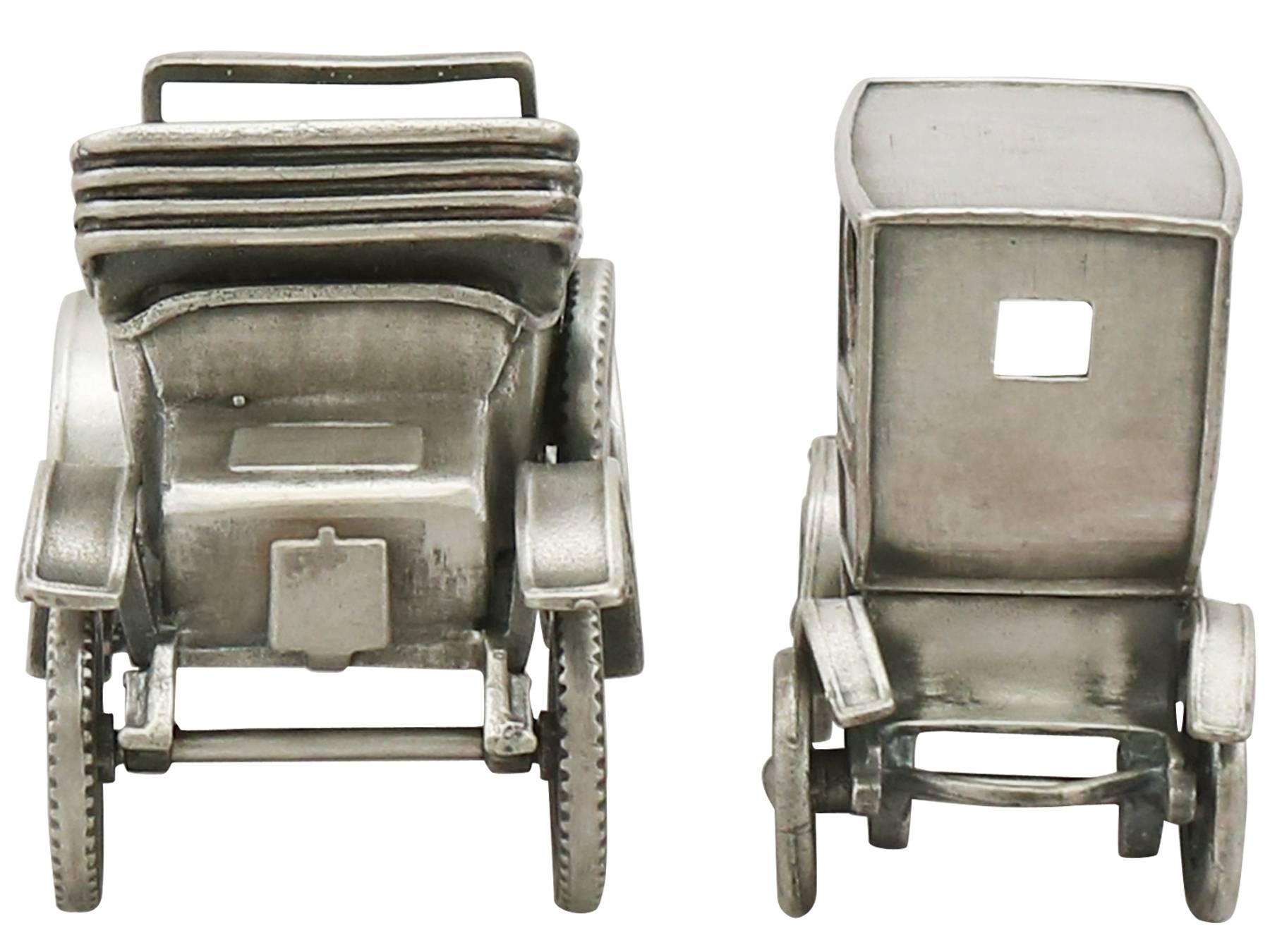 1970s, Italian Sterling Silver Car Models or Table Ornaments For Sale ...