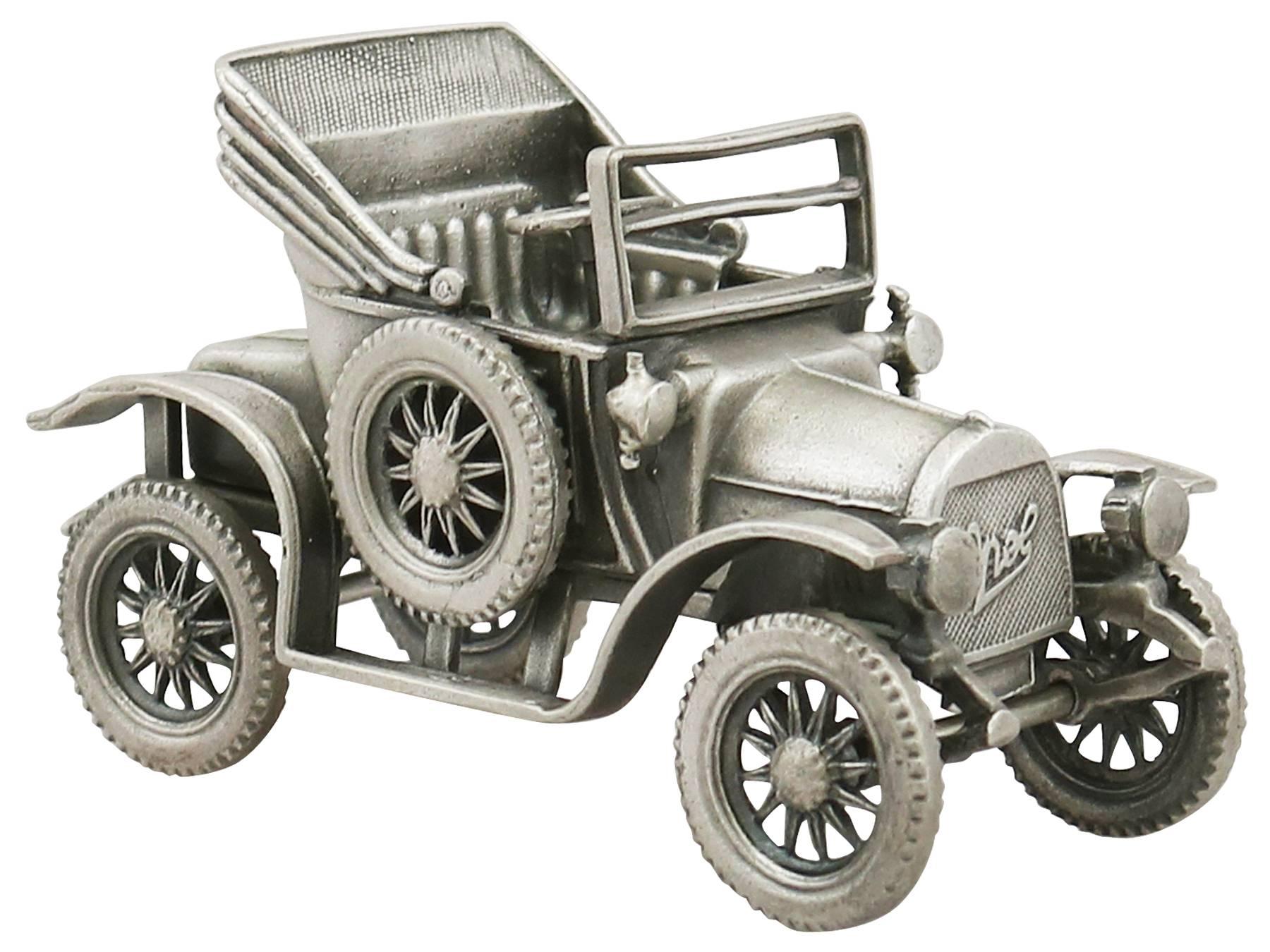 1970s, Italian Sterling Silver Car Models or Table Ornaments For Sale ...