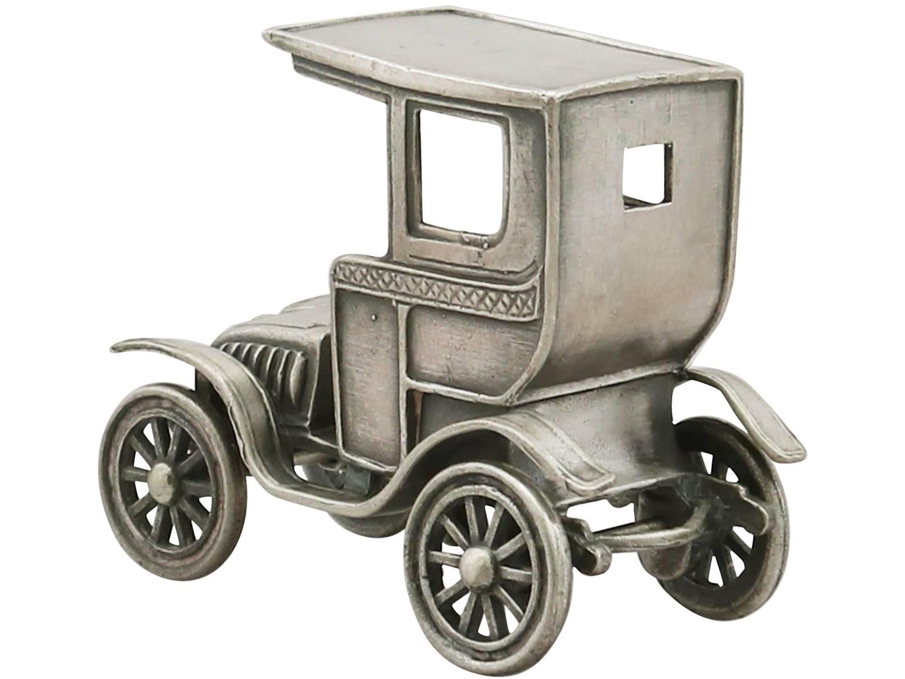 1970s, Italian Sterling Silver Car Models or Table Ornaments For Sale ...