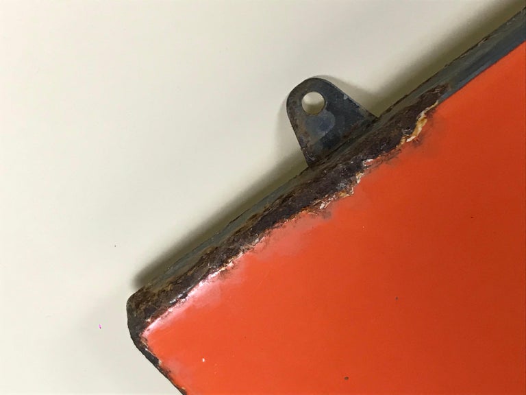 1970s Italian Vintage Squared Metal Enamel Fanta Sign by Coca Cola ...