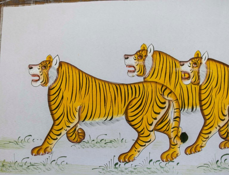 Peinture à l'huile sur toile "Tigers" de Jaime Parlade, designer des ...