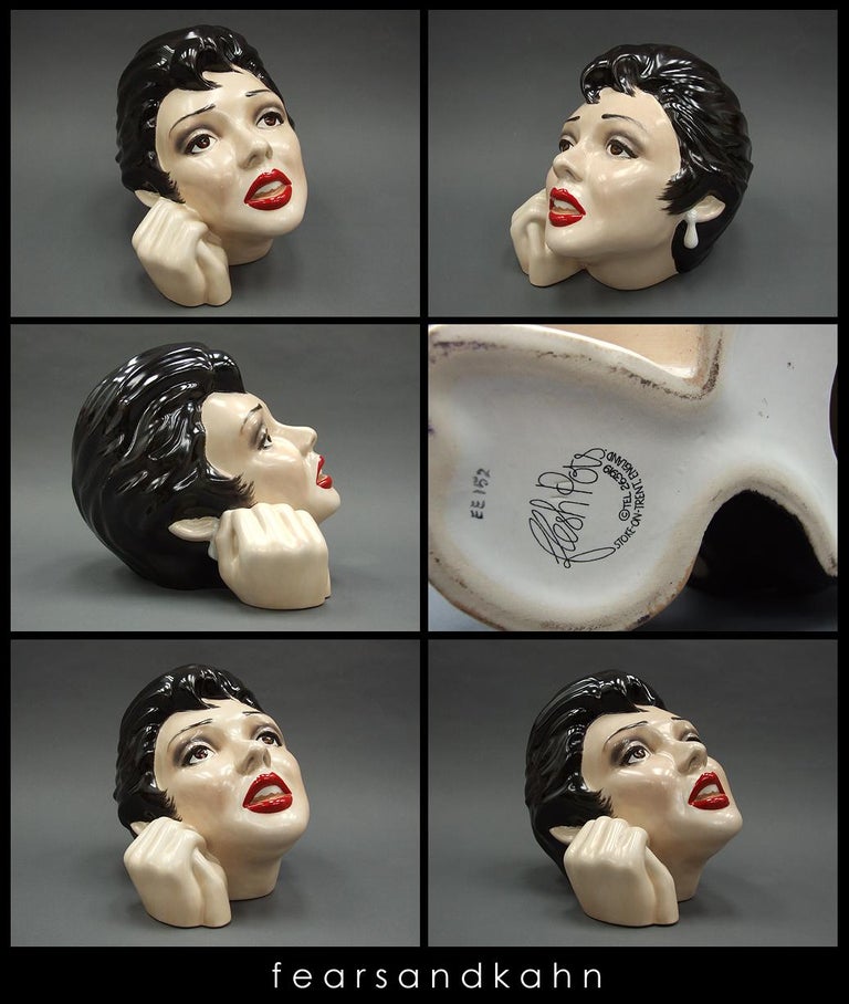 Buste en céramique Judy Garland des années 1970 de Morris Rushton pour ...