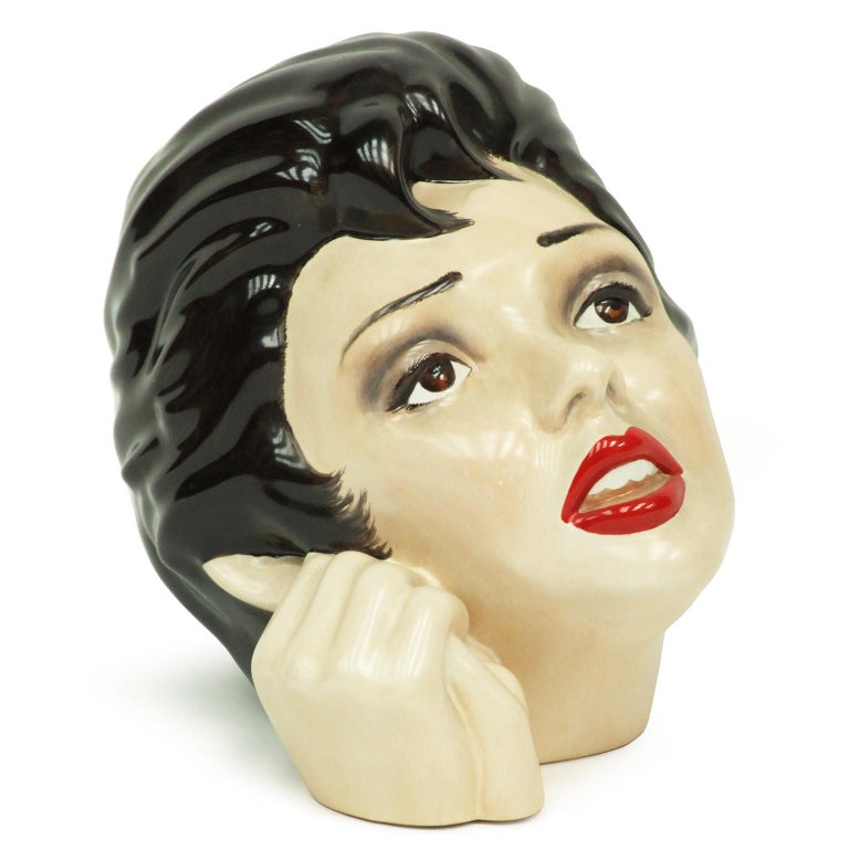 Buste en céramique Judy Garland des années 1970 de Morris Rushton pour ...