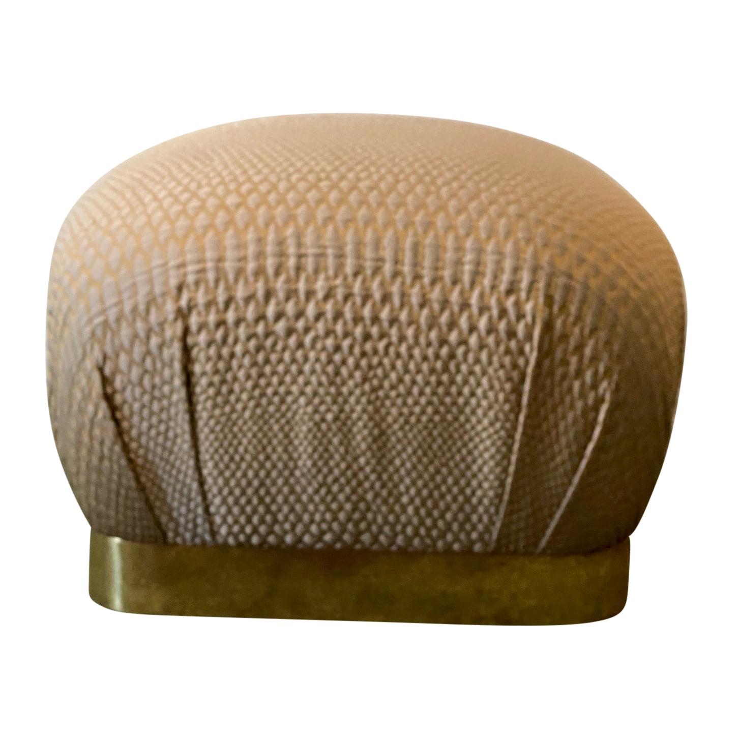 French Pouf Chairs, 1970s at 1stDibs