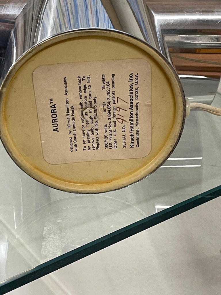 1970’s Kirsch Hamilton Aurora Clock Restored at 1stDibs
