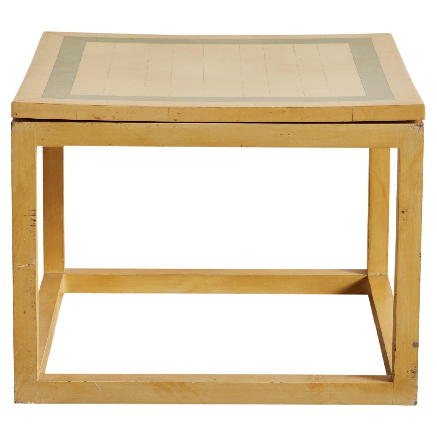 1970s Lacquer Side Table For Sale at 1stDibs