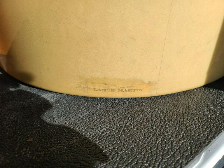 1970s Lacquered Dining Table by Laque Martin For Sale at 1stDibs