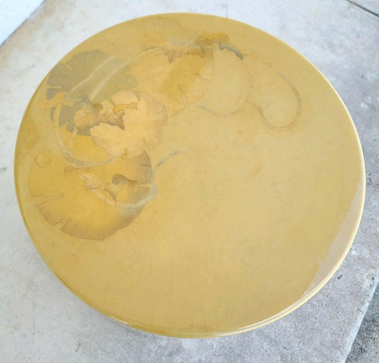 1970s Lacquered Dining Table by Laque Martin For Sale at 1stDibs