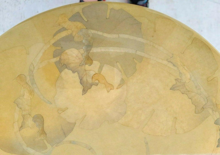 1970s Lacquered Dining Table by Laque Martin For Sale at 1stDibs