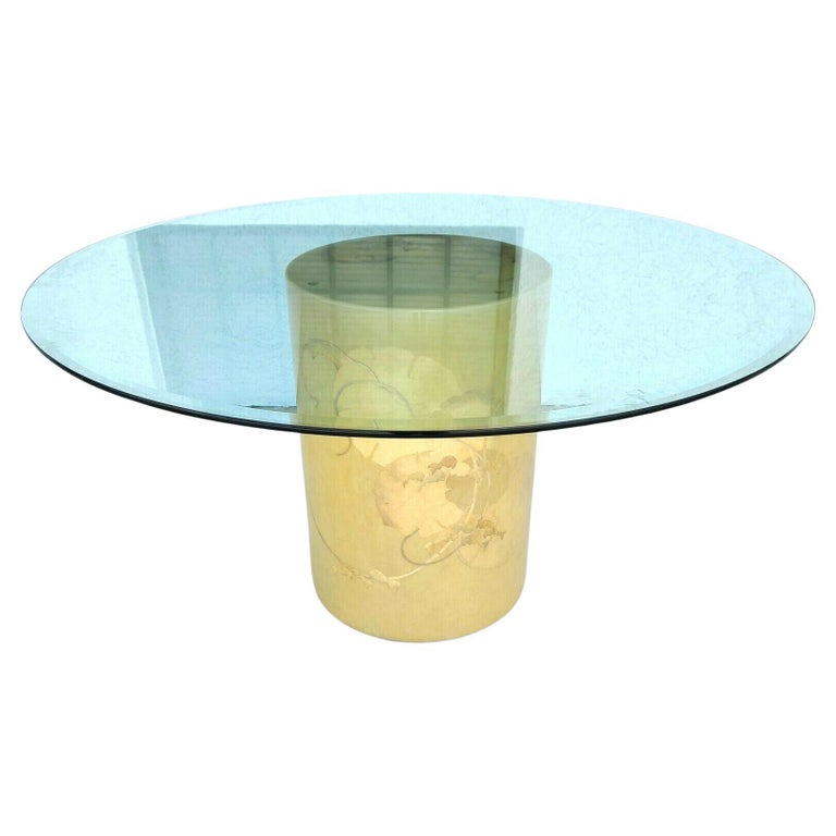 1970s Lacquered Dining Table by Laque Martin For Sale at 1stDibs