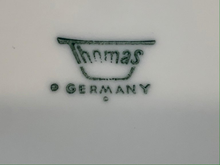 1970s Large Porcelain Op Art Glazed Vase Thomas, Germany by Richard ...