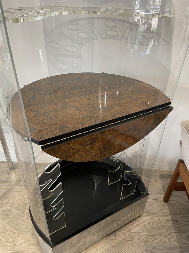 1970s Lucite Bar For Sale at 1stDibs