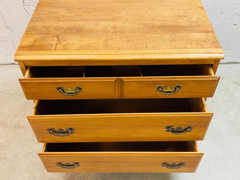 1970s Maple Wood Small Dresser For Sale at 1stDibs