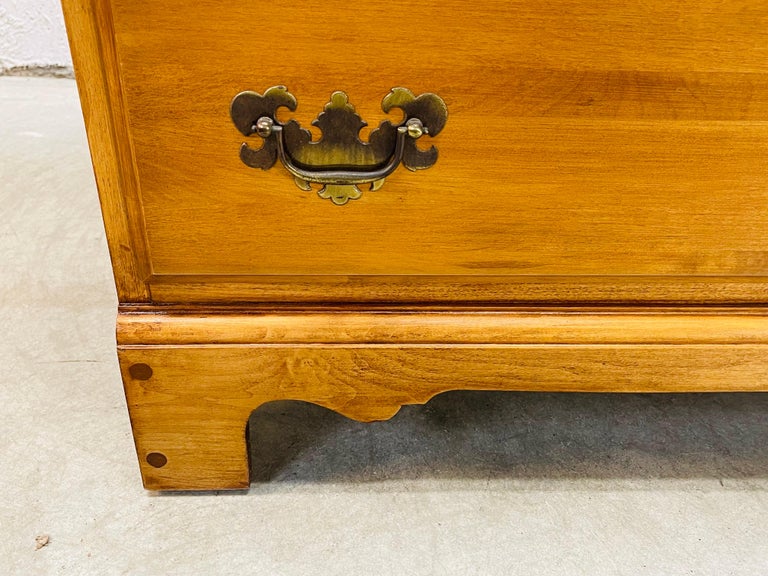 1970s Maple Wood Small Dresser For Sale at 1stDibs