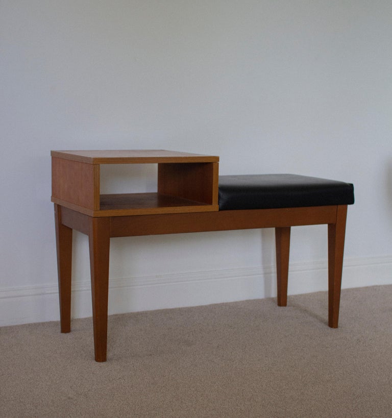 1970's Mid Century Danish Telephone Chair at 1stDibs