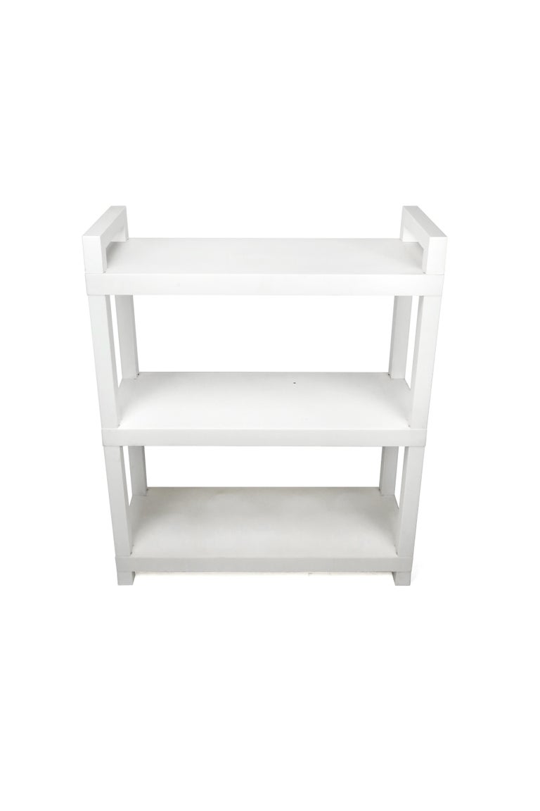 1970s Mid-Century Modern Yellow and White Plastic Shelving For Sale at ...